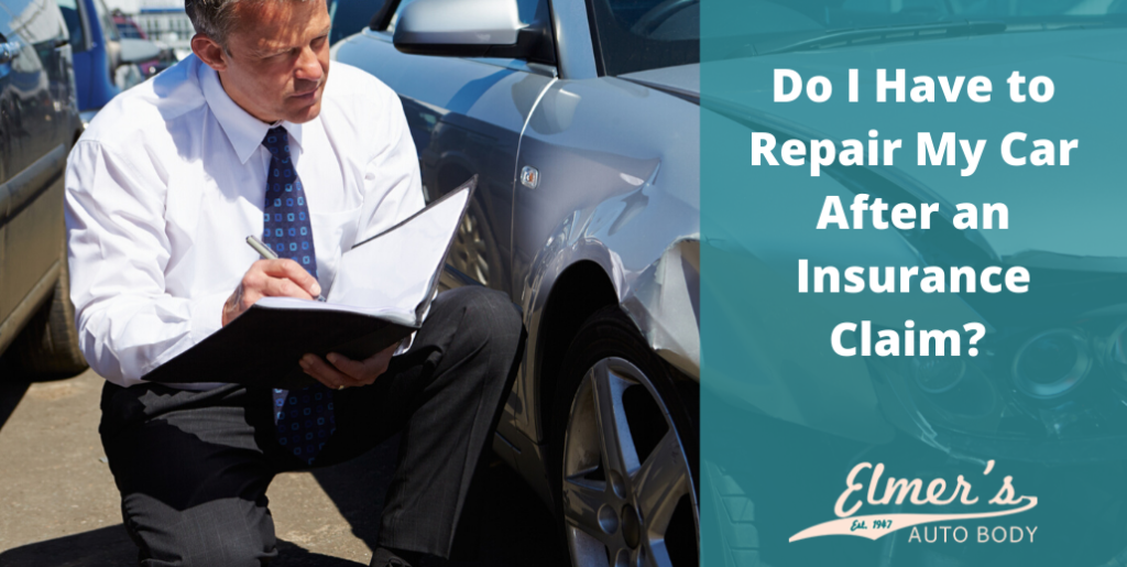 Do I Have to Repair My Car After an Insurance Claim Accident?